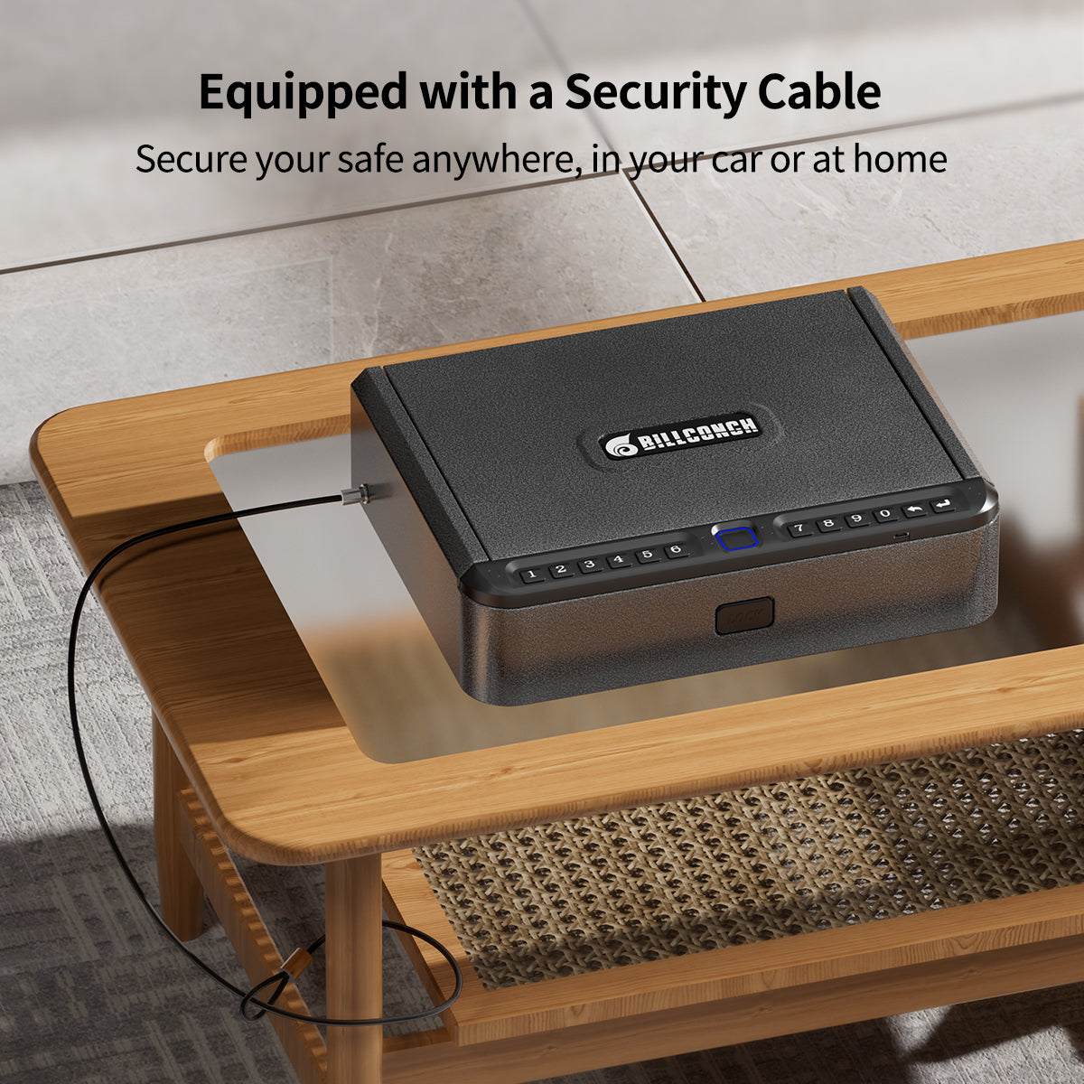 BILLCONCH Gun Safe for Handgun - Biometric Gun Safe 4 Ways Quick Acces ...