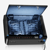 BILLCONCH Gun Safe for Pistols - Biometric Gun Safe 4 Ways Quick Acces ...